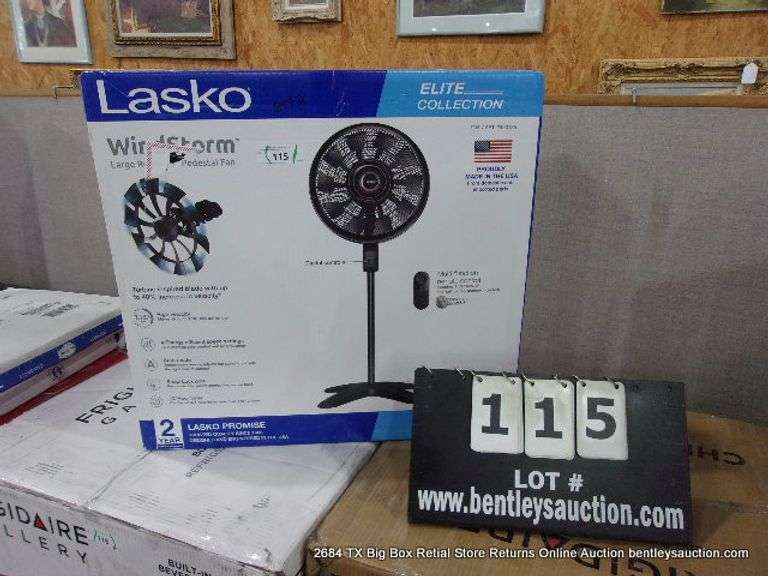 LASKO WINDSTORM 18" PEDESTAL FAN - Bentley & Associates, LLC