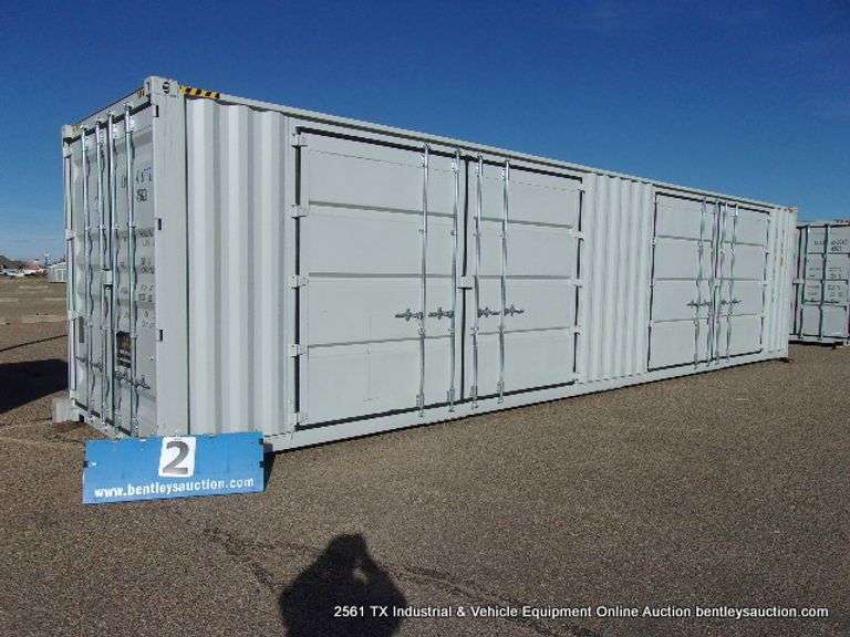 40' HC CONNEX CONTAINER W/ (2) 12' SIDE OPENINGS & (1) STANDARD OPENING ...