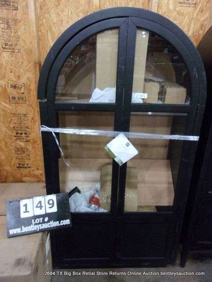 MM ENZO COLLECTION BOOKCASE - BLACK, 36" X 17.5" X 74.25 - UNKNOWN ITEM ...