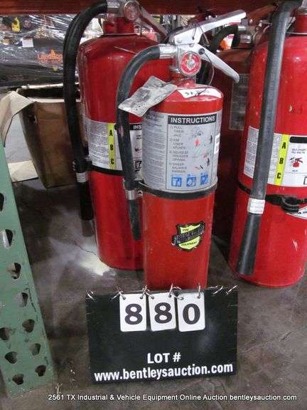 ABC FIRE EXTINGUISHERS - 2 LARGE & 1 MEDIUM (3X MONEY) - Bentley ...