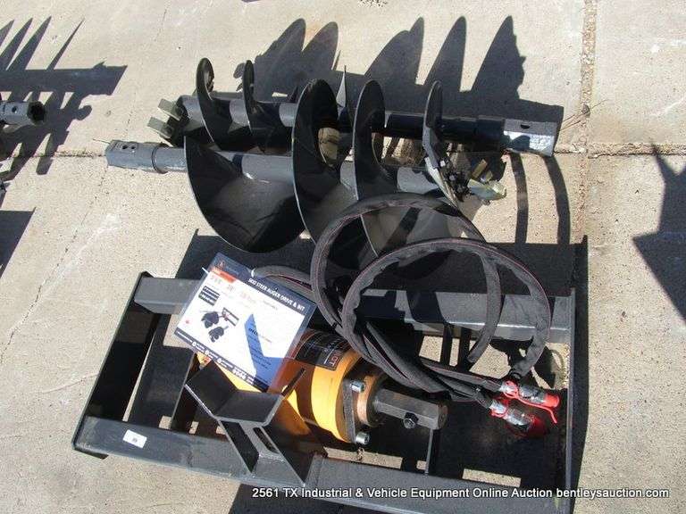 WOLVERINE SKID STEER AUGER DRIVE & BIT, MODEL ADB-13-1218R, S/N ZW ...