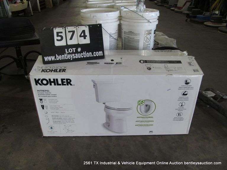 KOHLER 26076-0 INTREPID WHITE TOILET - Bentley & Associates, LLC