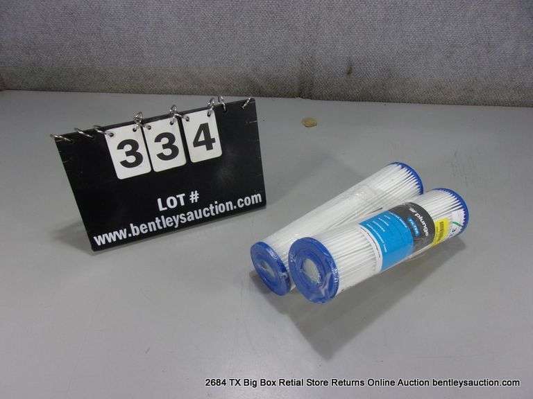 LOT: PLUNGE WATER FILTERS - Bentley & Associates, LLC