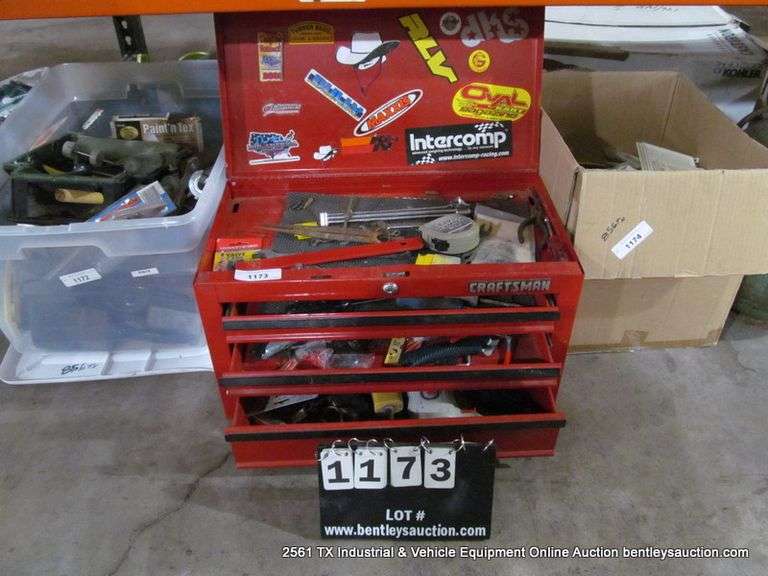 CRAFTSMAN TOP BOX TOOL BOX W/ TOOLS - Bentley & Associates, LLC