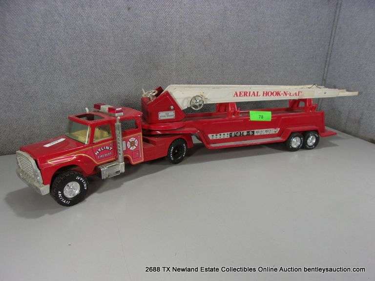 NYLINT AERIAL HOOK-N-LADDER METAL FIRE TRUCK - Bentley & Associates, LLC