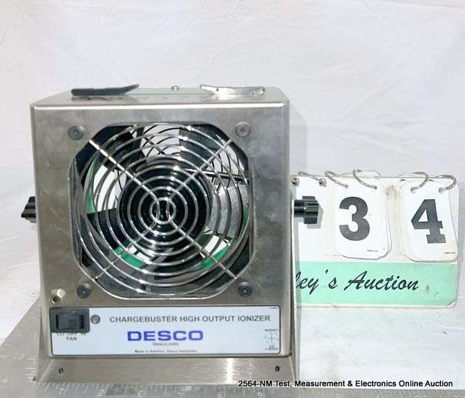 DESCO CHARGE BUSTER HIGH OUTPUT IONIZER - Bentley & Associates, LLC
