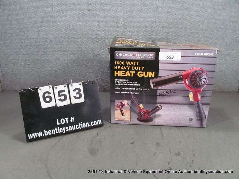 CHICAGO ELECTRIC 1600 WATT HEAVY DUTY HEAT GUN - Bentley & Associates, LLC