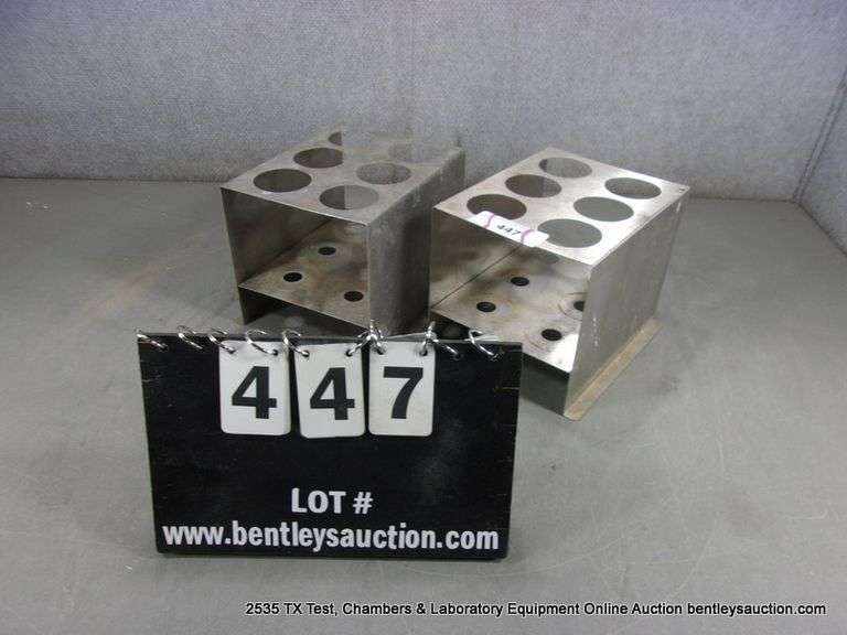 SMALL STAINLESS STEEL VIAL SAMPLE HOLDER/ORGANIZER STAND - Bentley ...