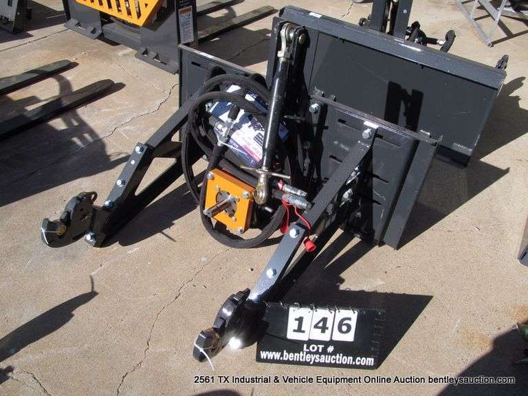 WOLVERINE SKID STEER 3 POINT HITCH ADAPTER MODEL PHA-15-02C, S/N ZW ...