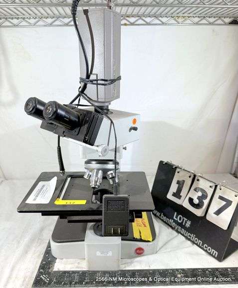 LEITZ ORTHOPLAN MICROSCOPE - Bentley & Associates, LLC