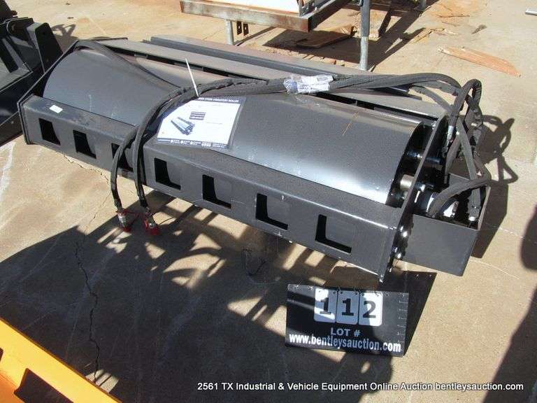 WOLVERINE SKID STEER VIBRATION ROLLER, MODEL VR-11-66W, S/N ZW-01594 ...