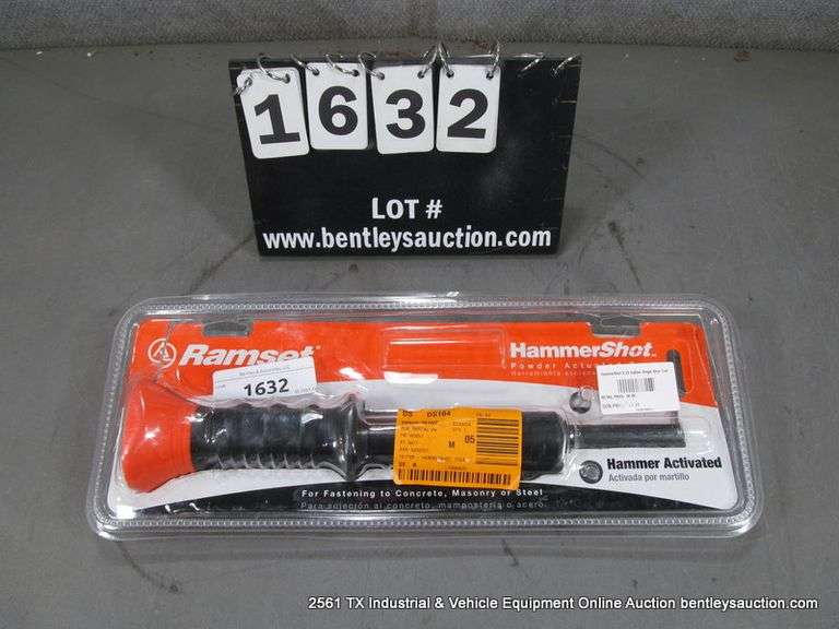 RAMSET HAMMER SHOT POWDER ACTUATED TOOL - Bentley & Associates, LLC