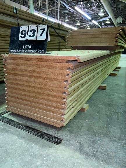 LOT: MDF COUNTERTOP BLANKS, 8'L & 12'L X 20" & 24"W X 30"T - Bentley ...