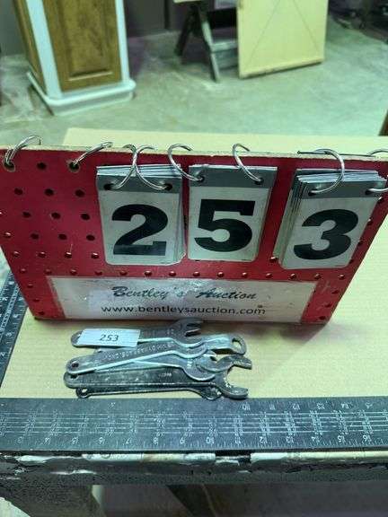 SET: (7) OPEN END FLAT WRENCHES - Bentley & Associates, LLC