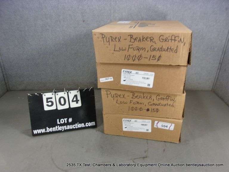 BOXES: PYREX BEAKER/GRIFFIN - 12 PACK - 1000-150 (4X MONEY) - Bentley ...