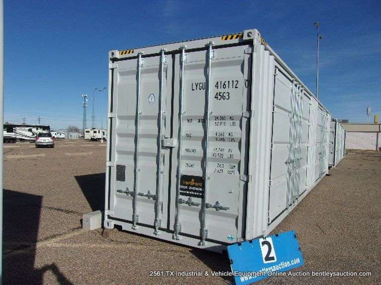40' HC CONNEX CONTAINER W/ (2) 12' SIDE OPENINGS & (1) STANDARD OPENING ...