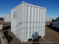 PORTABLE OFFICE CONNEX CONTAINER, 9' 10" X 7' 2" X 8' H W/ WINDOW ...