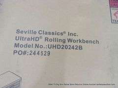 SEVILLE CLASSICS ULTRA HD ROLLING WORKBENCH - Bentley & Associates, LLC