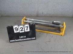 WORKFORCE TILE CUTTER - Bentley & Associates, LLC