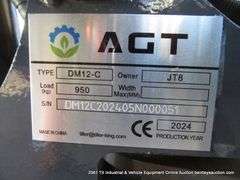 AGT INDUSTRIAL DM12-C MINI EXCAVATOR, S/N DM12C202405N000051, KEY ...