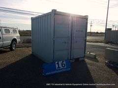 PORTABLE OFFICE CONNEX CONTAINER, 9' 10" X 7' 2" X 8' H W/ WINDOW ...