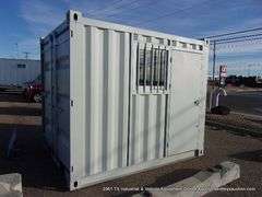 PORTABLE OFFICE CONNEX CONTAINER, 9' 10" X 7' 2" X 8' H W/ WINDOW ...