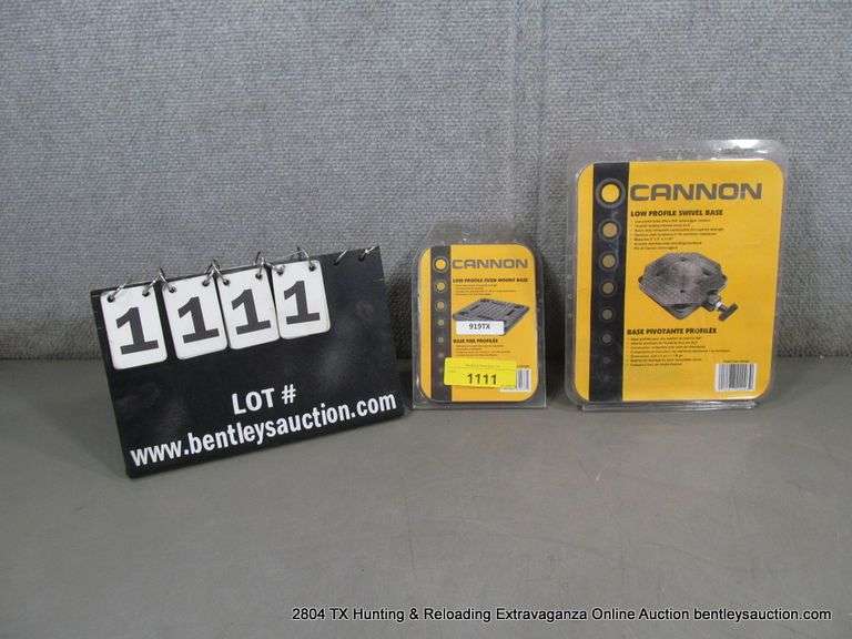 CANNON LOW PROFILE SWIVEL BASE - Bentley & Associates, LLC