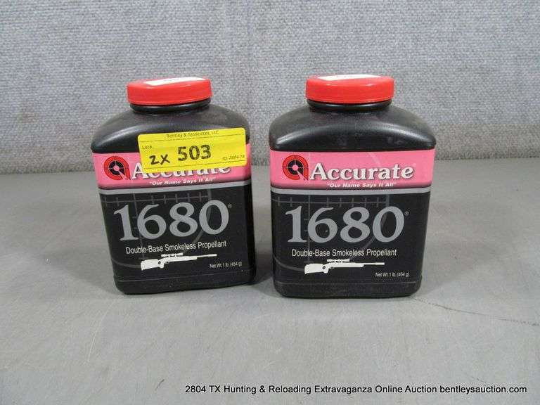ACCURATE 1680 DOUBLE-BASE SMOKELESS PROPELLANT (2X MONEY) - Bentley ...