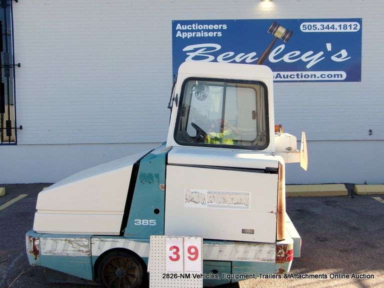 1995 TENNANT 385 SWEEPER, S/N: 385-5975, UNKNOWN HOURS/MILES, 1 KEY ...