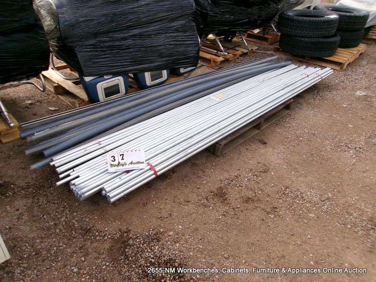 PALLET: (36) GALVANIZED PIPING & (8) PLASTIC PIPING - Bentley ...