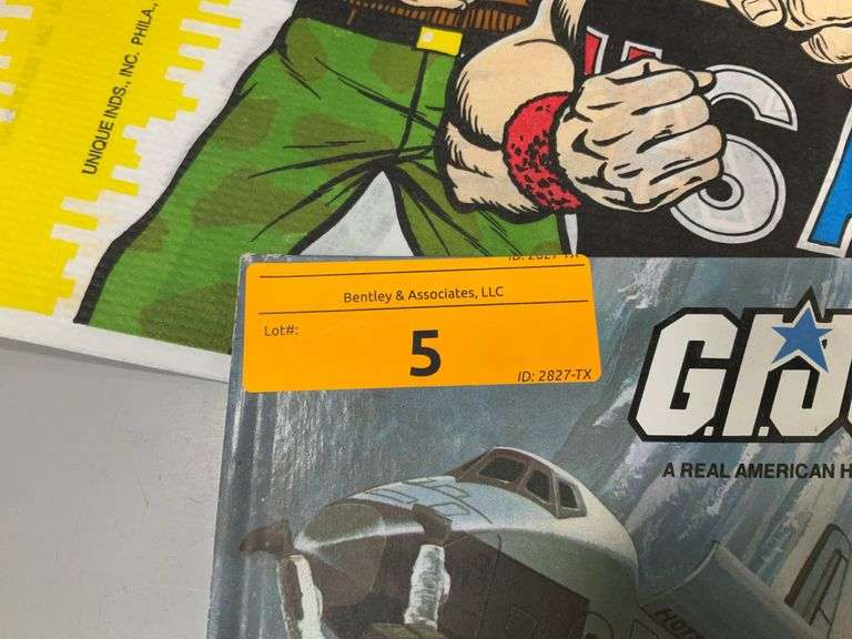 (2): GI JOE BANNER & BOOK - OPERATION OUTER SPACE - Bentley ...