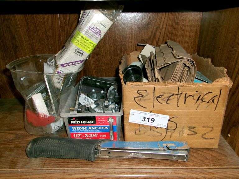 ASSORTED HARDWARE - PLUGS, ANCHORS - Bentley & Associates, LLC