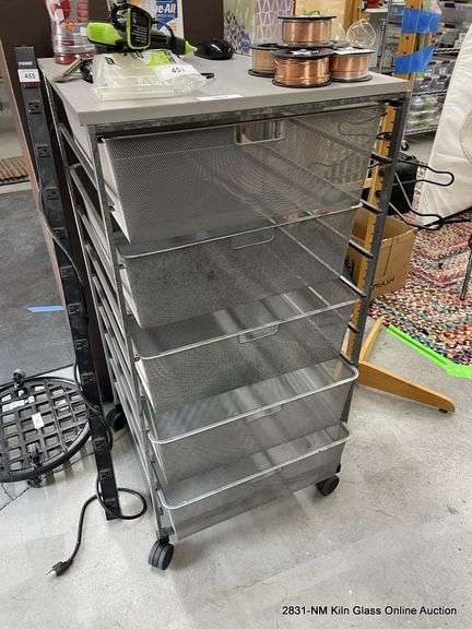 5-DRAWER METAL RACK - Bentley & Associates, LLC