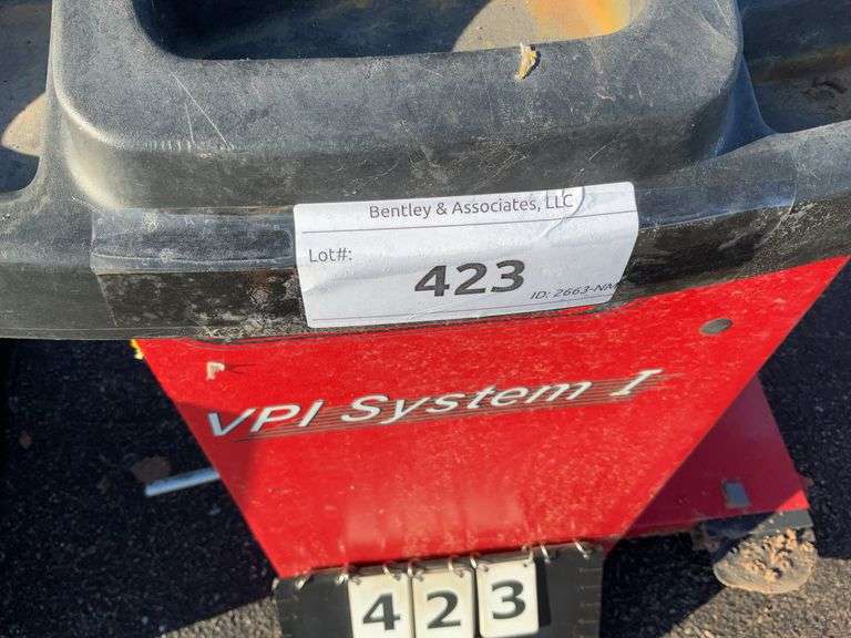 JOHN BEAN VPI SYSTEM WHEEL BALANCER - Bentley & Associates, LLC