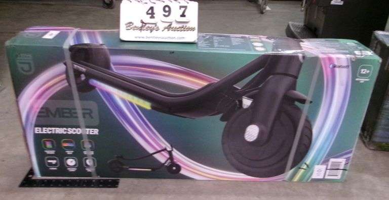 EMBER ELECTRIC SCOOTER SKU-JEMBER-BLK - Bentley & Associates, LLC