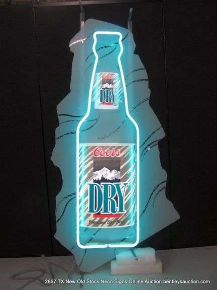 COORS DRY BOTTLE, 42" X 23" - Bentley & Associates, LLC