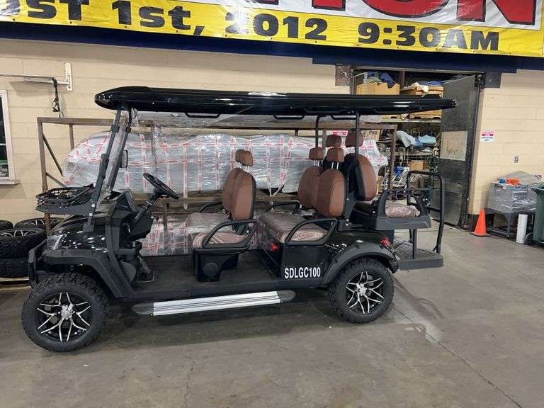 SD LANCH SDLGC100 60V 6-PASSENGER ELECTRIC GOLF CART - NO TITLE ...