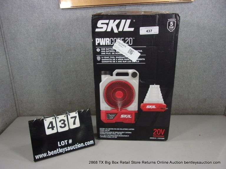 SKIL PWR CORE 20 7" MISTING FAN & COLLAPSIBLE LANTERN COMBO - Bentley ...