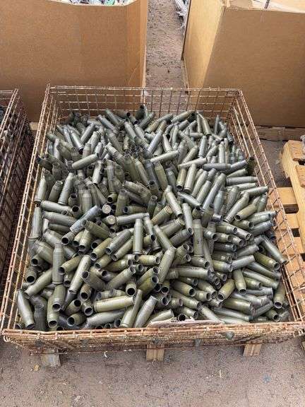 WIRE BASKET: SHELL CASINGS, NET: 780 LBS - CONTENTS ONLY - Bentley ...