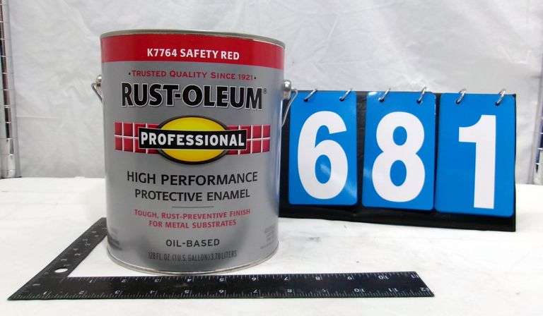 CAN: RUST-OLEUM PROTECTIVE ENAMEL K7764 SAFETY RED - Bentley ...