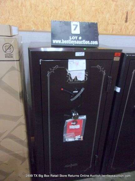 SPORTS AFIELD SM24SA - GUN SAFE - SCUFFED - BLACK CHERRY - 32 GUN ...