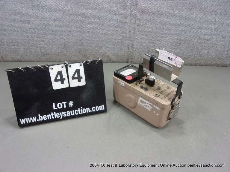 LUDLUM MEASUREMENTS MODEL: 12 SURVEY COUNT RATE METER - Bentley ...