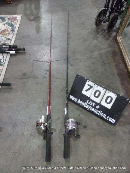 FISHING POLES - SHAKESPEAR MANTIS, BASS PRO STAMPEDE (2X MONEY ...