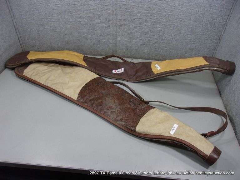 LOT: (2) RIFLE SOFT STORAGE CASES - VINYL - Bentley & Associates, LLC