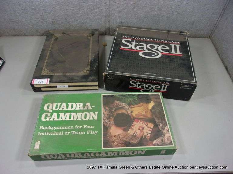 LOT OF GAMES: THE GAME OF GO - VOLUME 1 & 2, QUADRAGAMMON, STAGE II ...