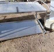 STAINLESS PUSH TABLE, 60 1/4" X 30 1/4" X 35 1/2" - Bentley ...