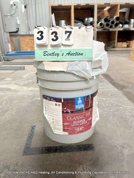 BUCKET: SHERWIN WILLIAMS CLASSIC 99 INTERIOR LATEX SATIN - Bentley ...