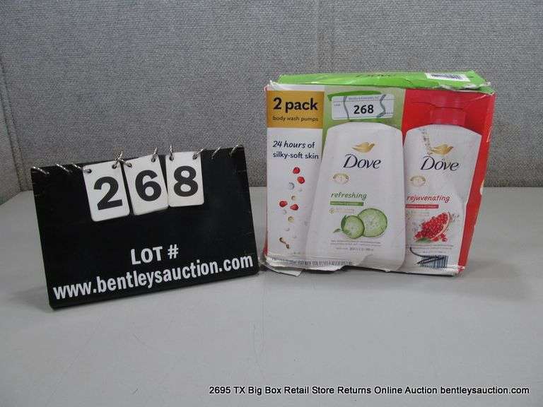 2 PACK DOVE BODY WASH PUMPS - Bentley & Associates, LLC