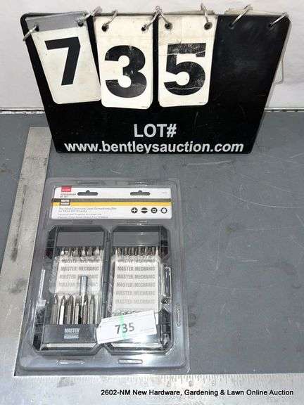 MASTER MECHANIC 40 PIECE SCREWDRIVER BIT SET - Bentley & Associates, LLC