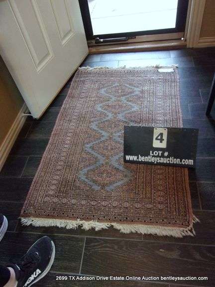 AZTEC DESIGN FRINGE ENTRY RUG, 32" X 52" - Bentley & Associates, LLC